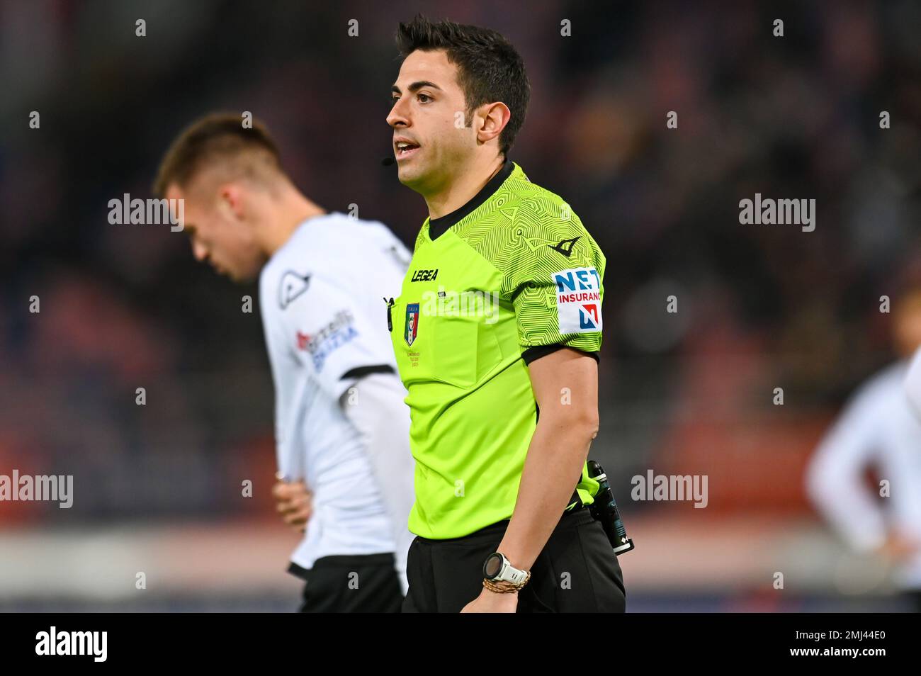 Renato Dall'Ara stadium, Bologna, Italy, January 27, 2023, The Referee ...