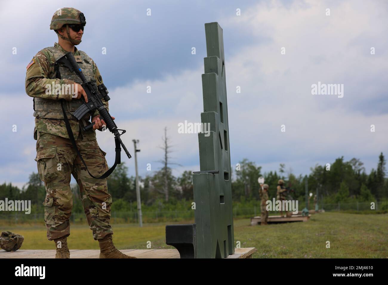 U.S. Army Sgt. Bailey Dick, an information technology specialist ...