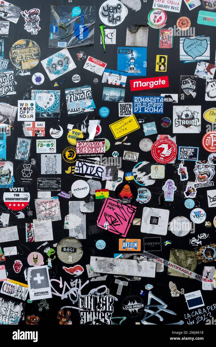 Stickers hi-res stock photography and images - Alamy