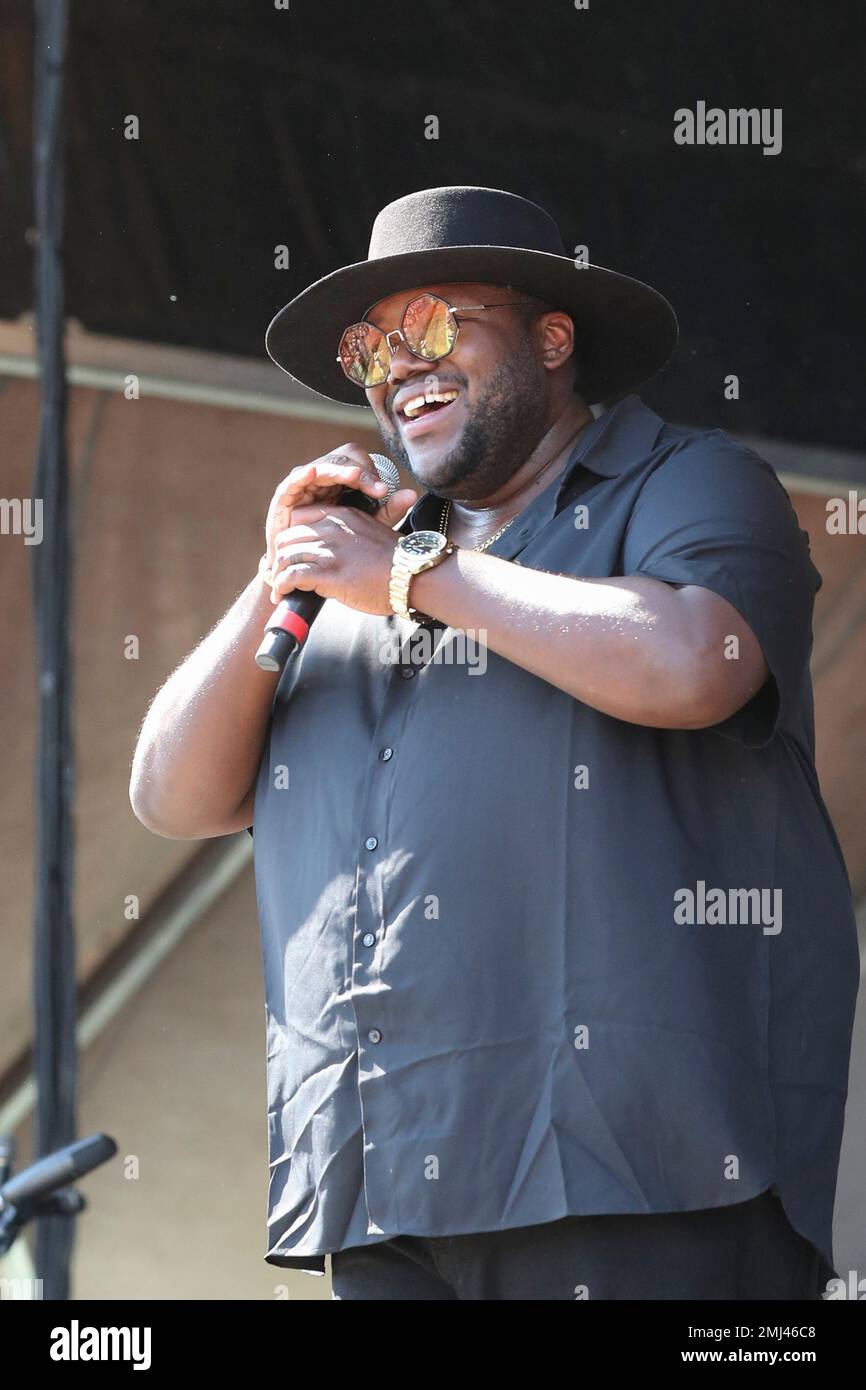 Michael Trotter Jr. of The War and Treaty performs at Pilgrimage Music ...