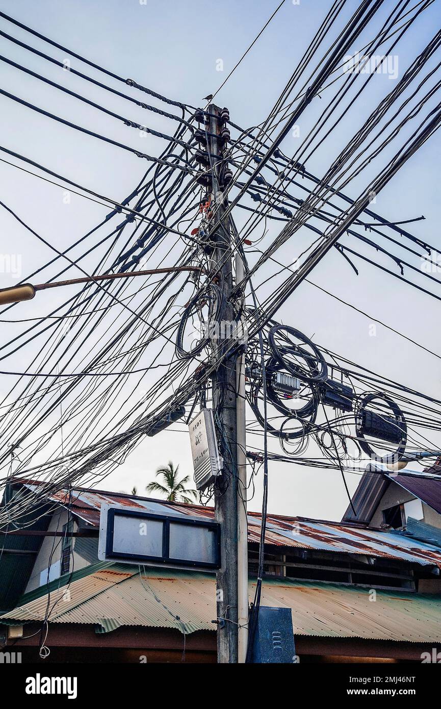 Power wiring hi-res stock photography and images - Alamy