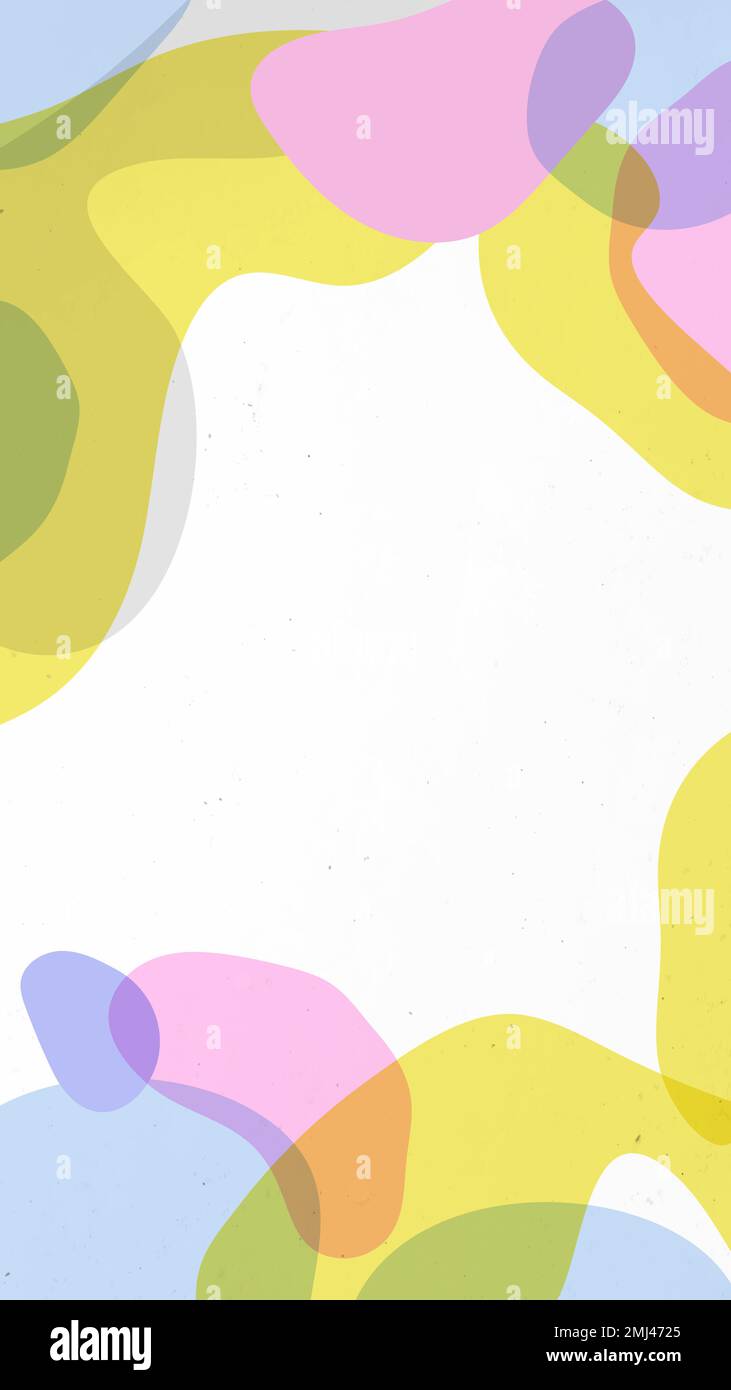 Aesthetic frame mobile wallpaper background vector, abstract design ...