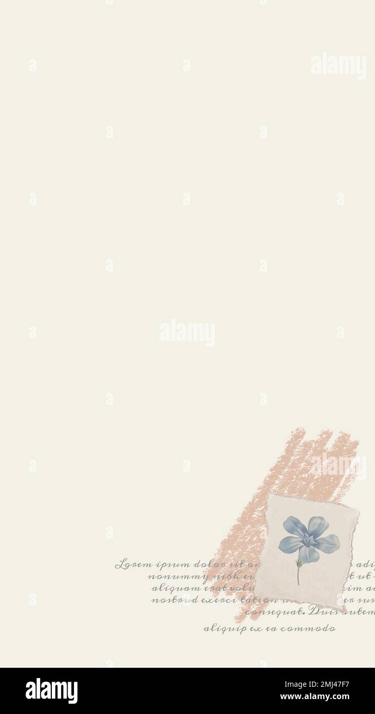 Instagram story wallpaper vector, minimal social media background Stock ...