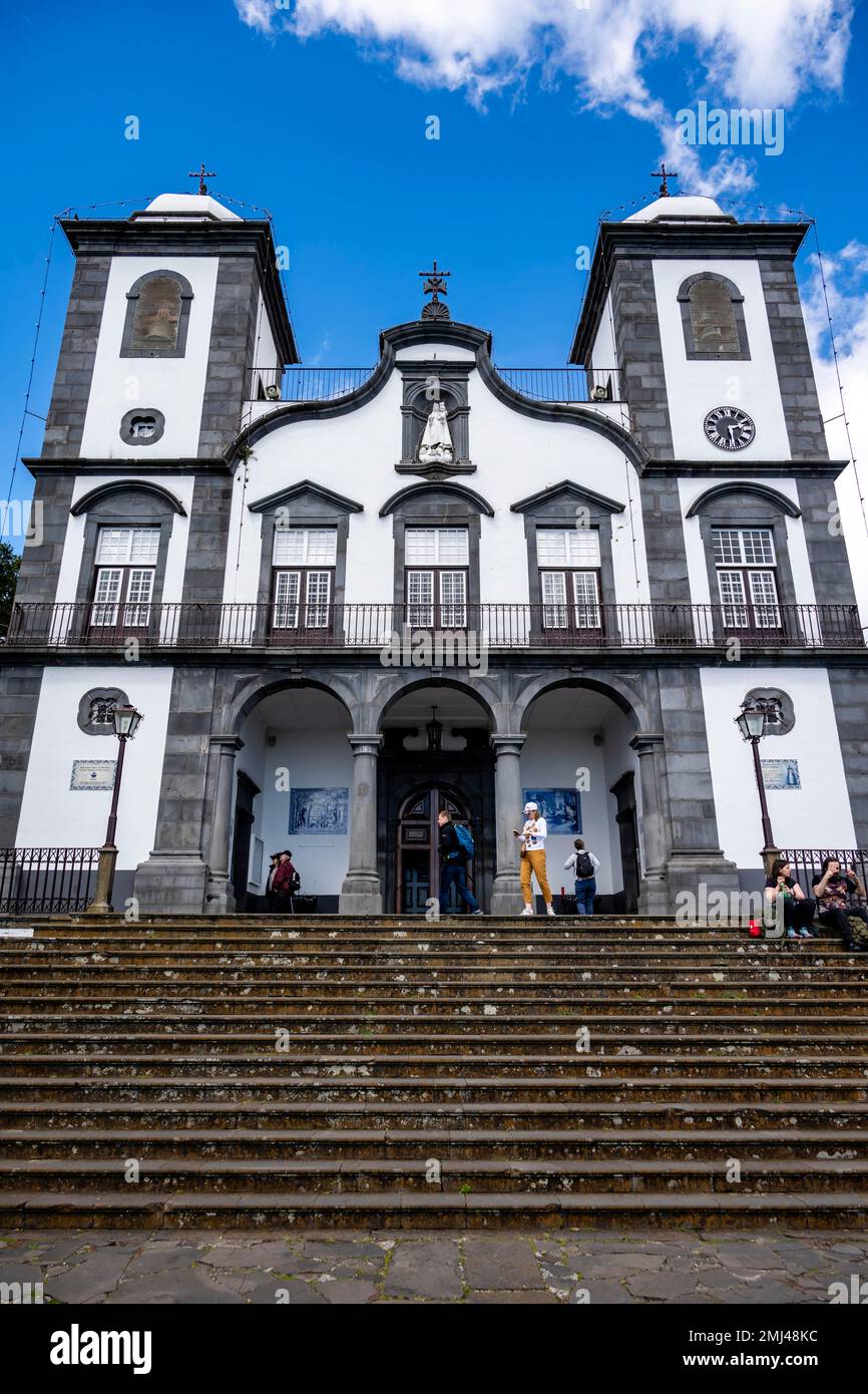 Santuario de Nossa Senhora do Monte, Church, Funchal, Madeira, Portugal ...