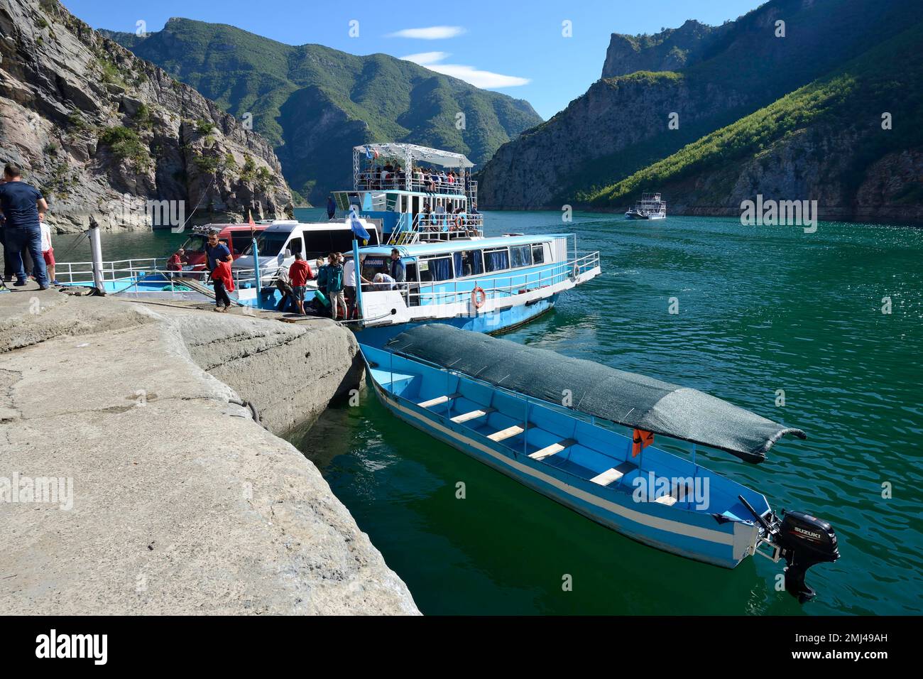 Fierza reservoir lake albania hi-res stock photography and images - Alamy