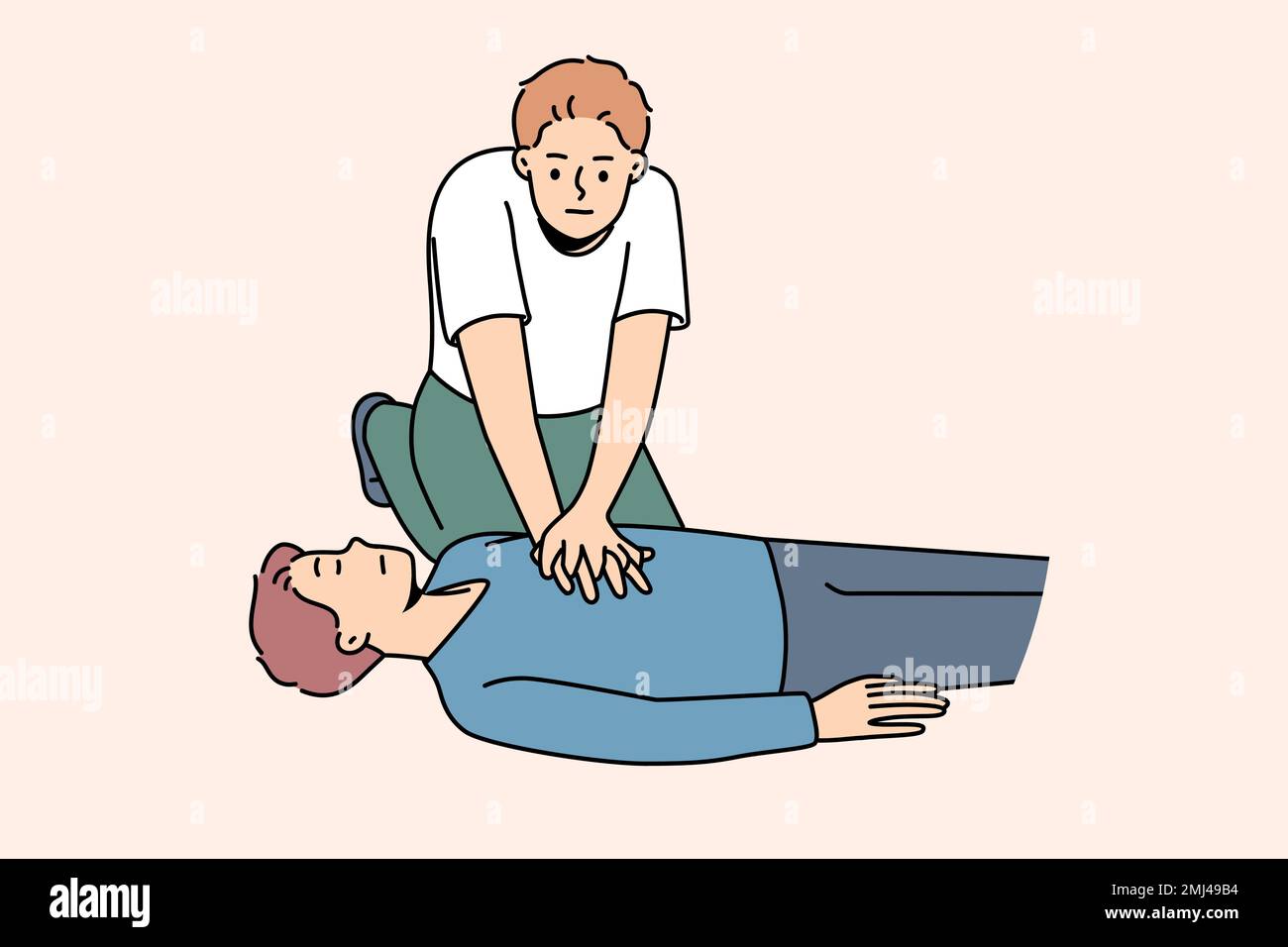 Cardiac arrest Stock Vector Images - Alamy