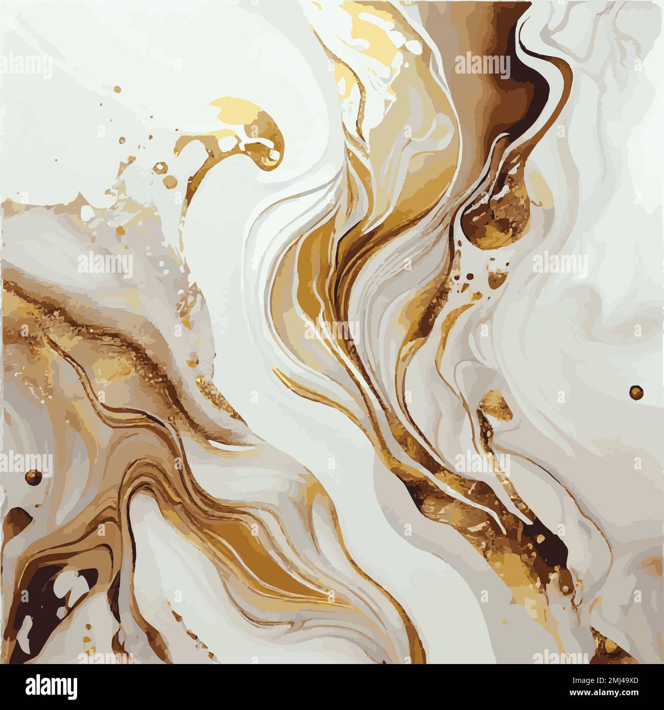 Marble texture design, colorful white gold marble surface, curved lines ...