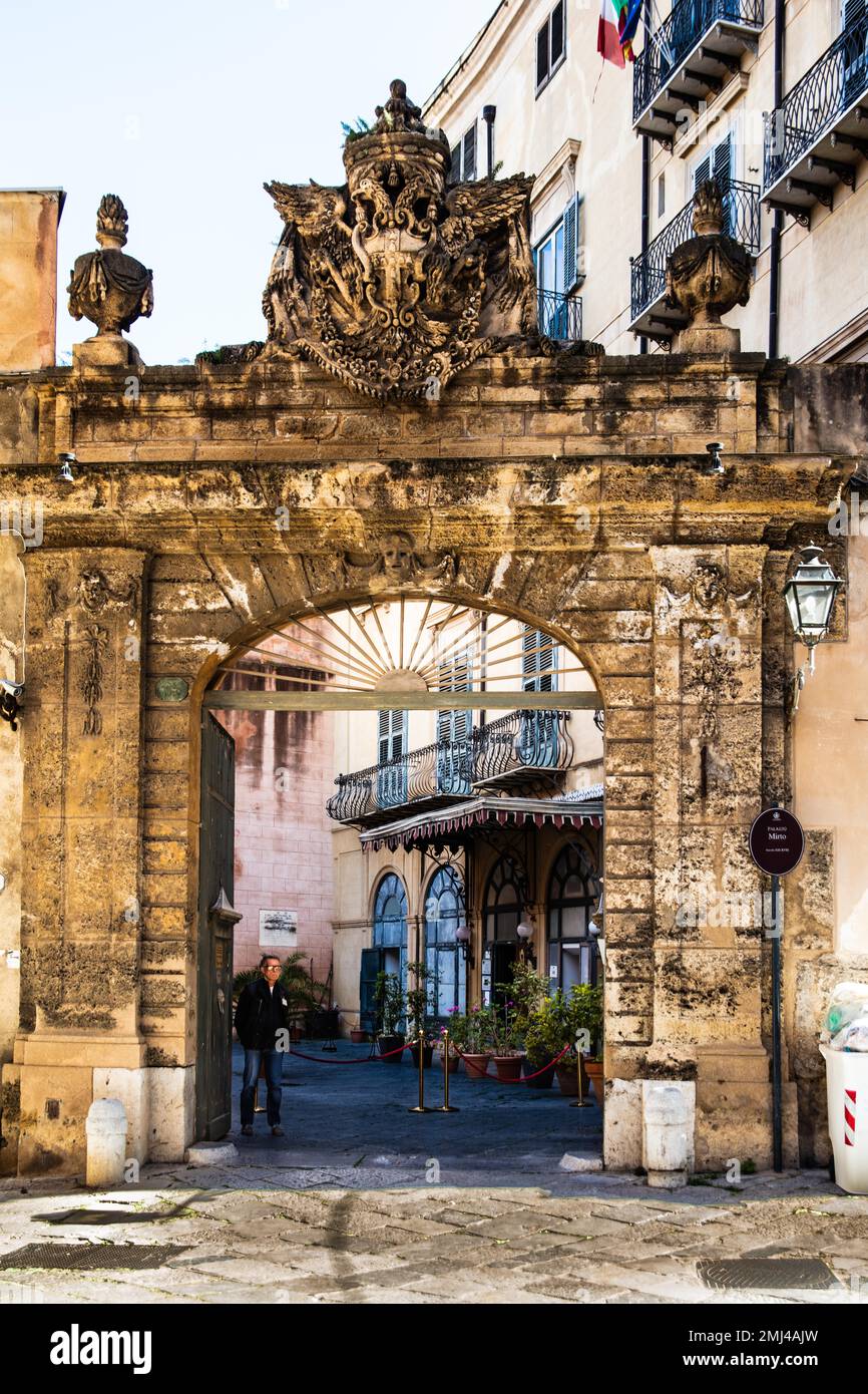 Mirto palace with authentic decorations and original furniture ...