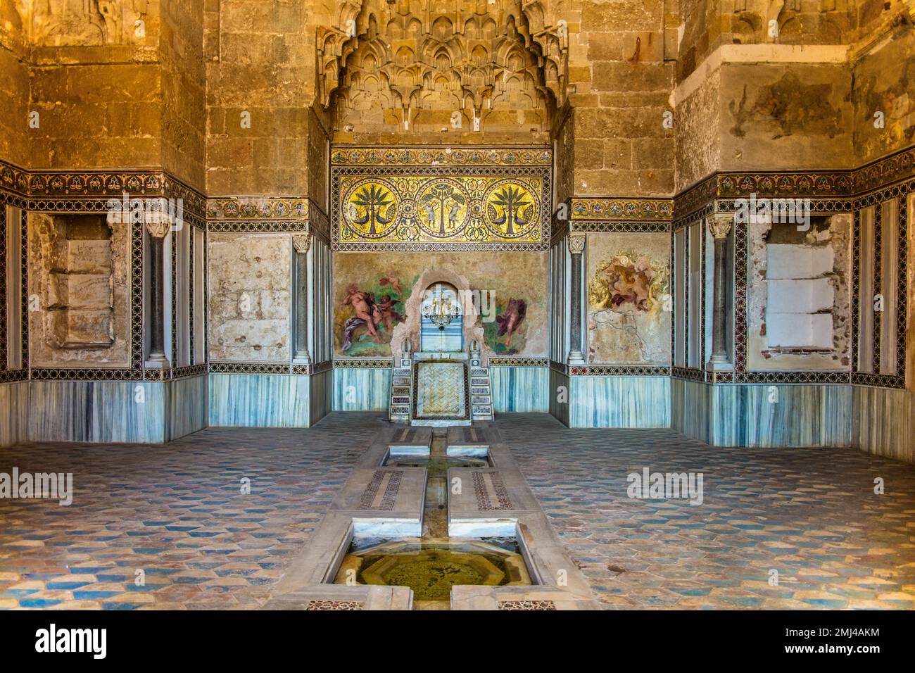 Castello della Zisa, summer residence of the Norman kings with Arabic ...