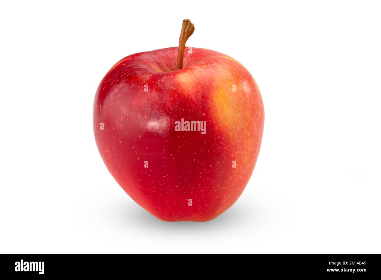 Red Stark Delicious apple isolated on white with clipping path included ...