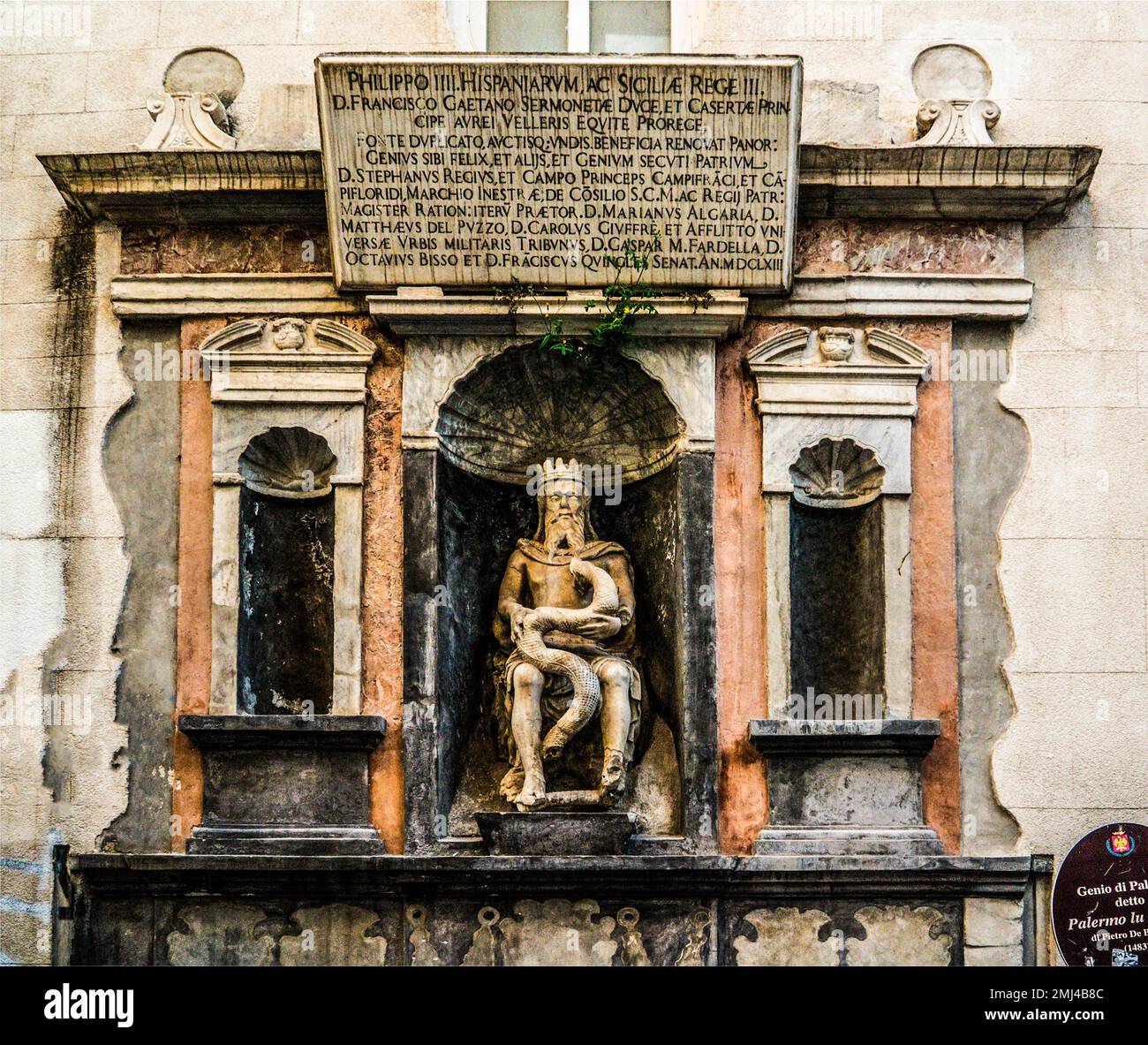 Genius of Palermo is the patron deity of the city, Palermo, Sicily ...