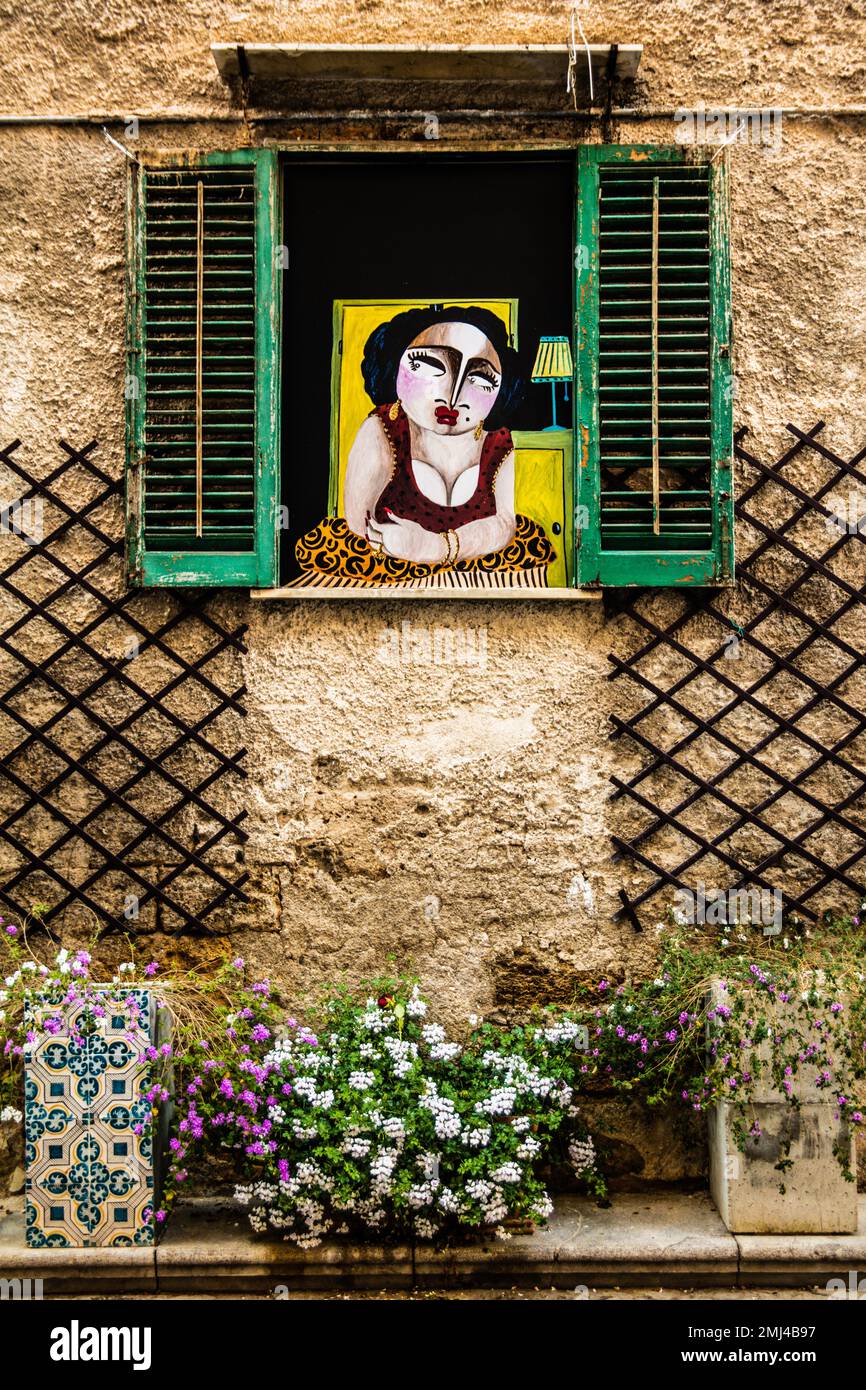 Street art, Palermo, Sicily, Palermo, Sicily, Italy Stock Photo - Alamy