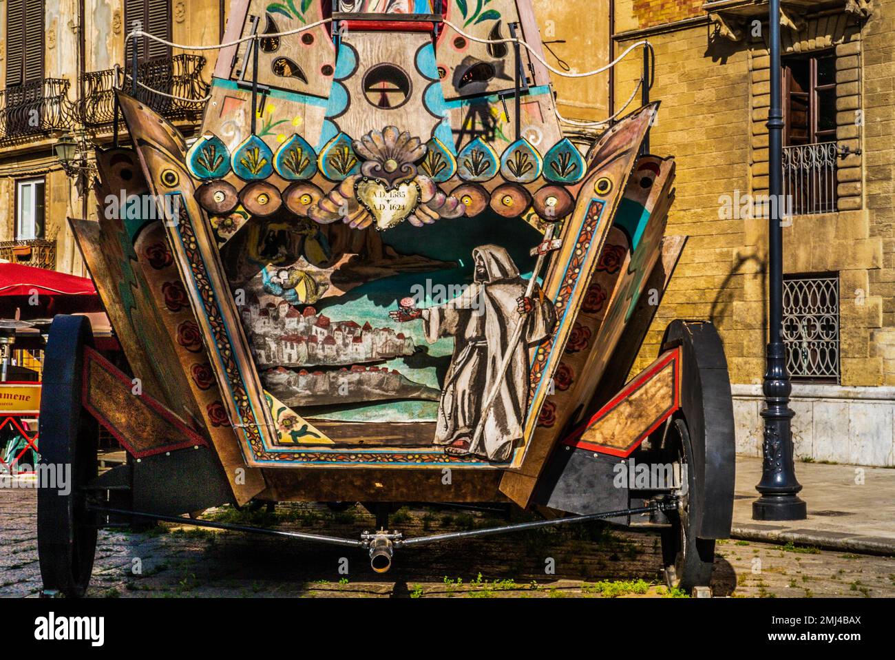 Floats for Christian parade, Palermo, Sicily, Palermo, Sicily, Italy ...