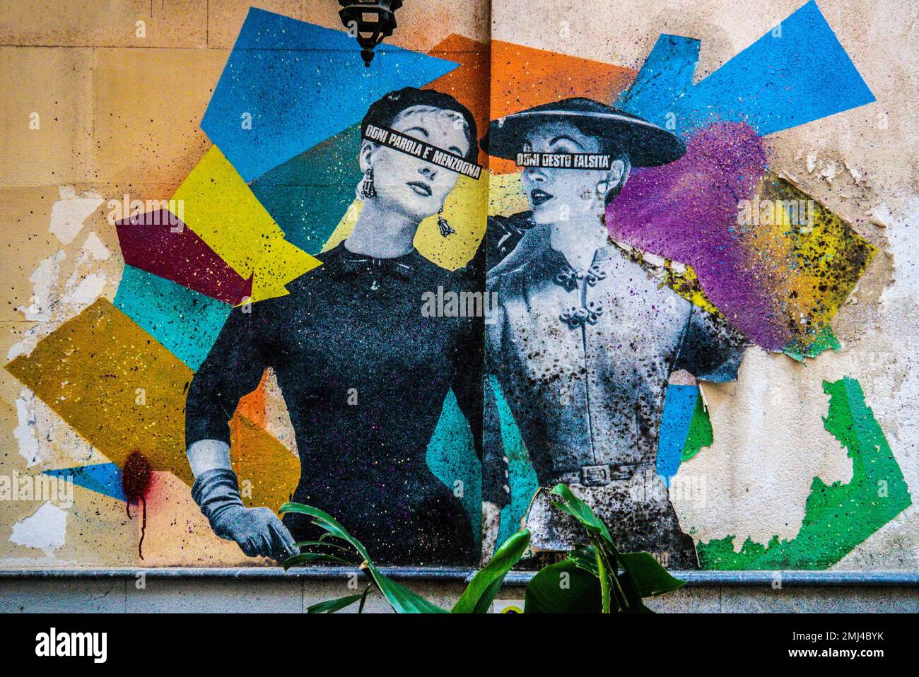 Street art, Palermo, Sicily, Palermo, Sicily, Italy Stock Photo - Alamy