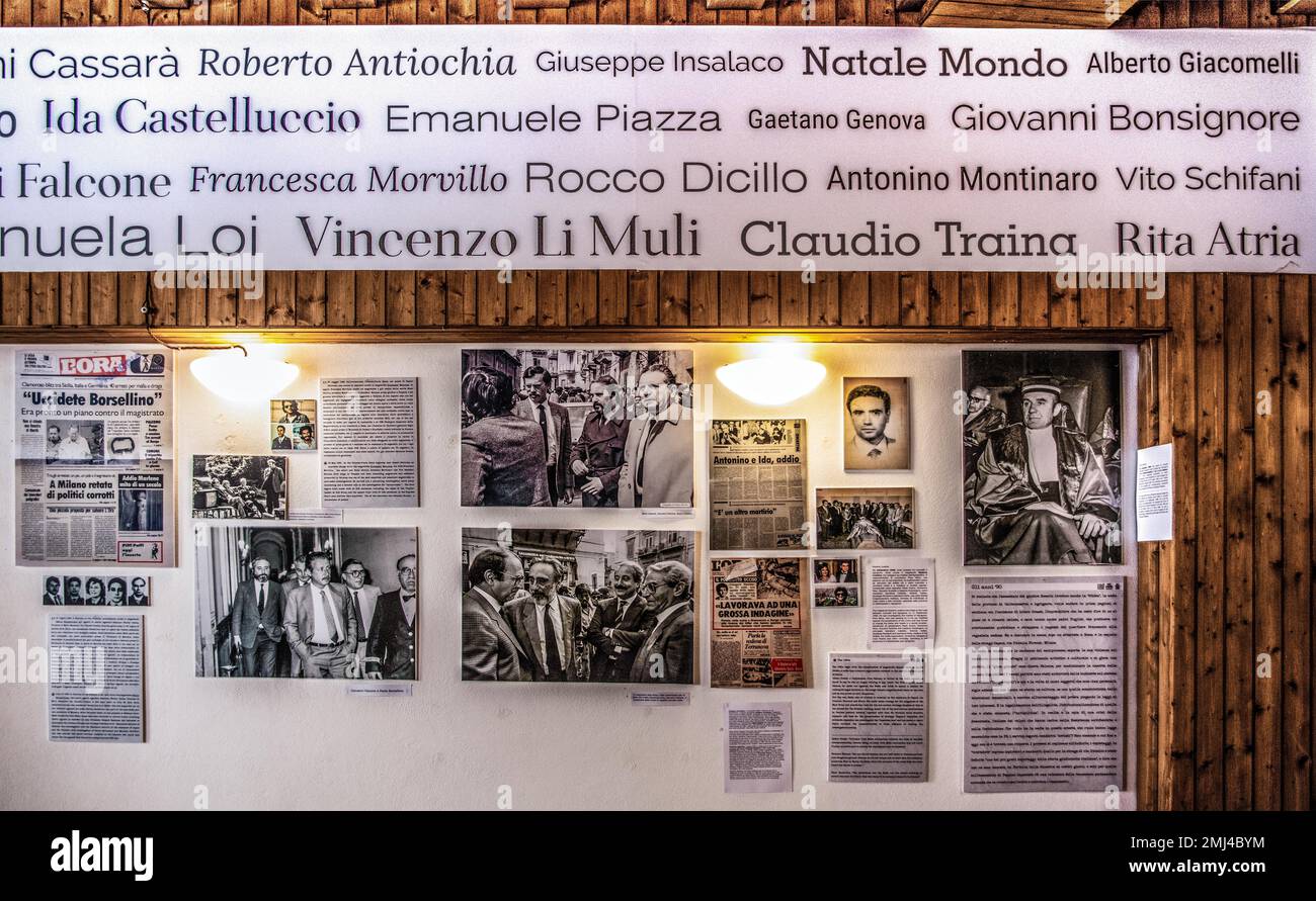 No Mafia Memorial, View of the History of the Mafia in Palermo, Palermo ...