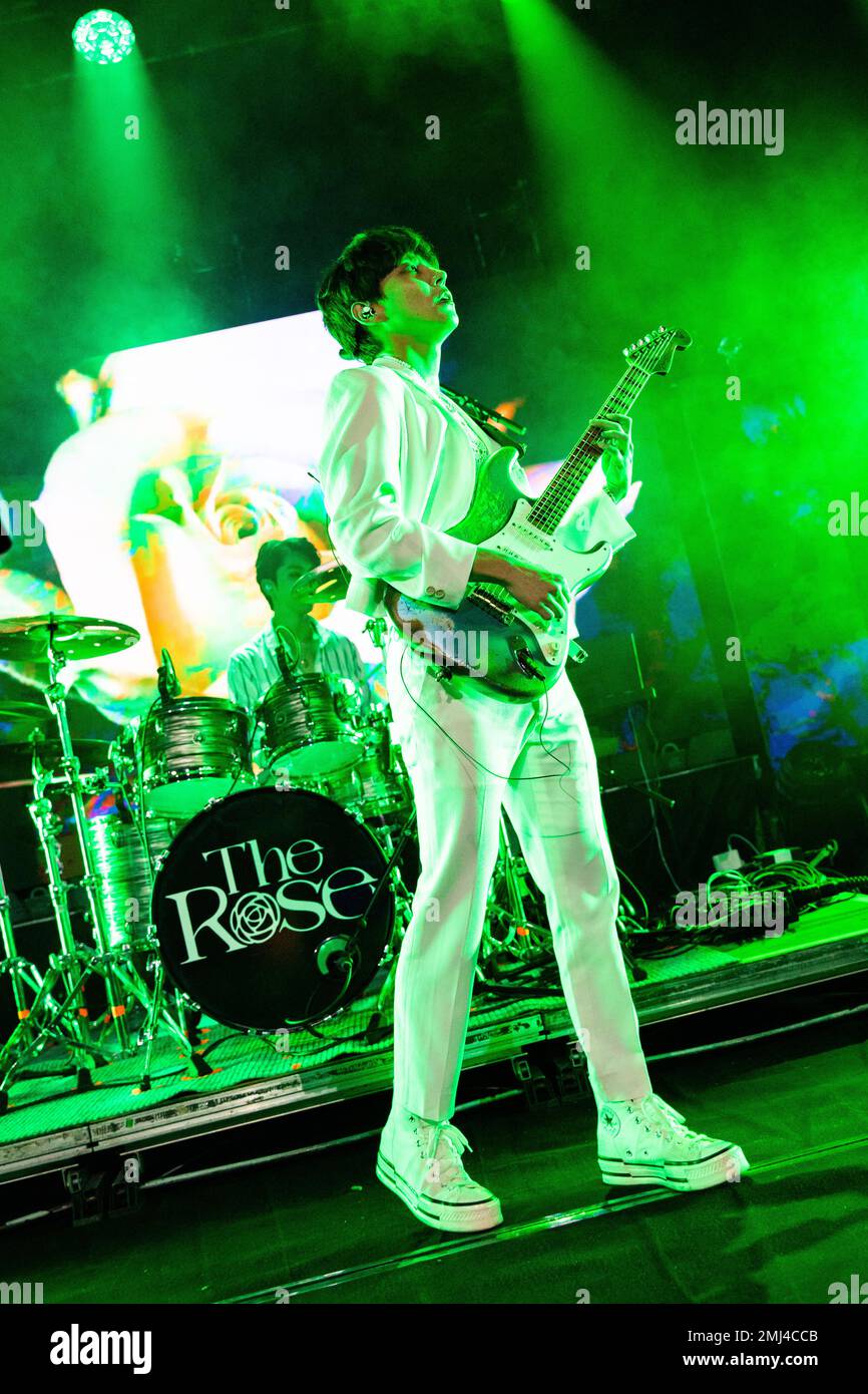 Milan Italy. 26 January 2023. The South Korean band THE ROSE performs ...