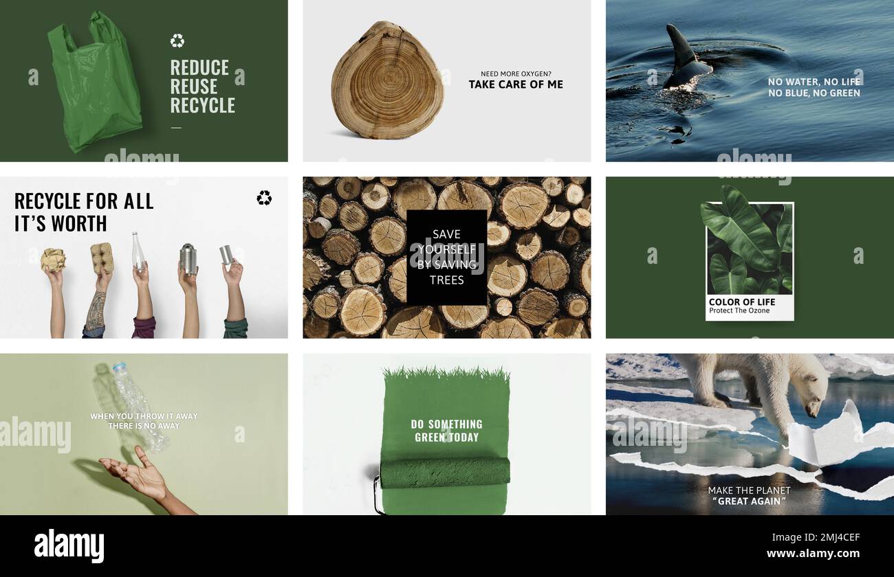 Environmental deforestation campaign Stock Vector Images - Alamy