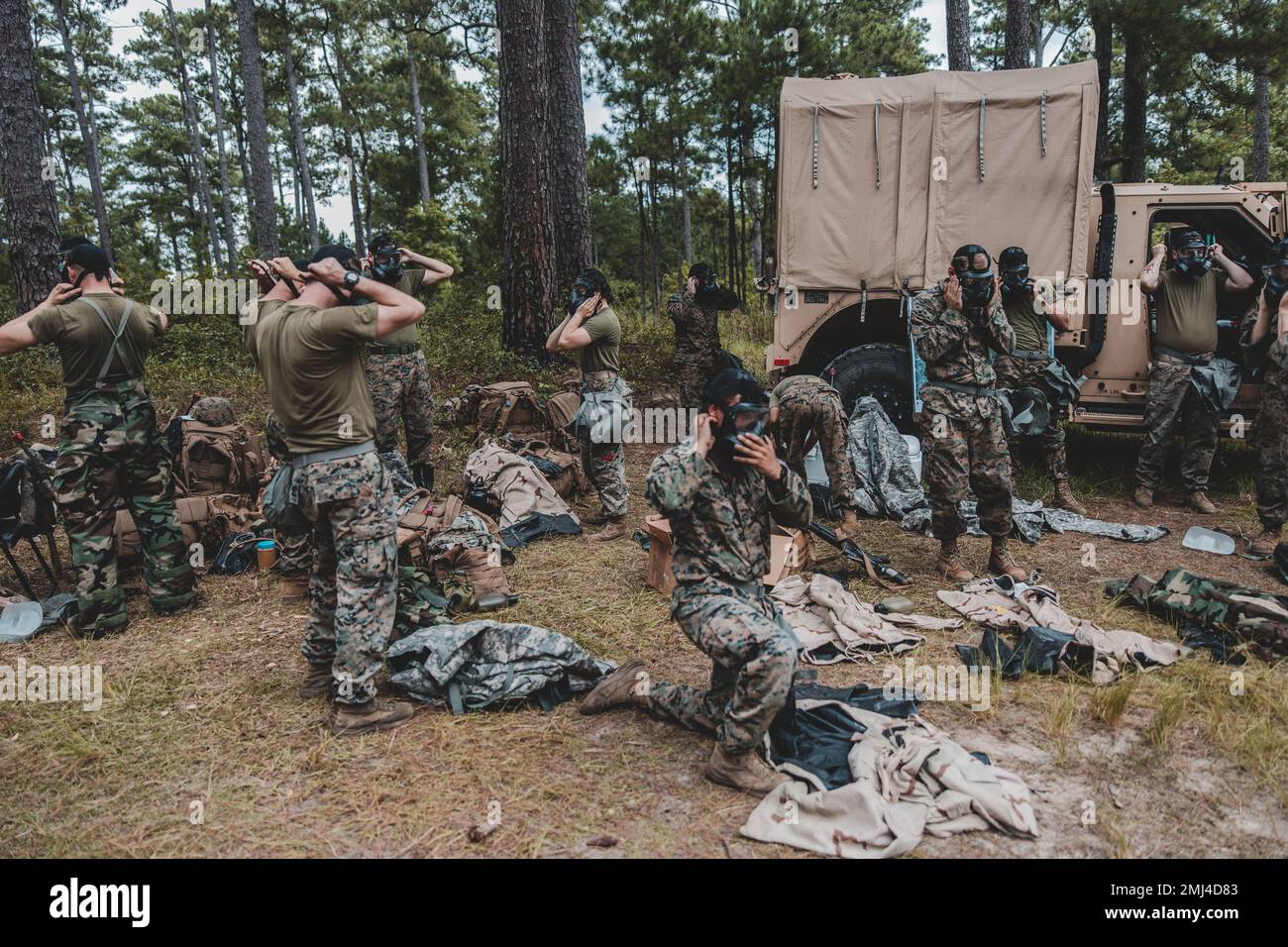 U.S. Marines with Combat Logistics Battalion (CLB) 22, Combat Logistics ...