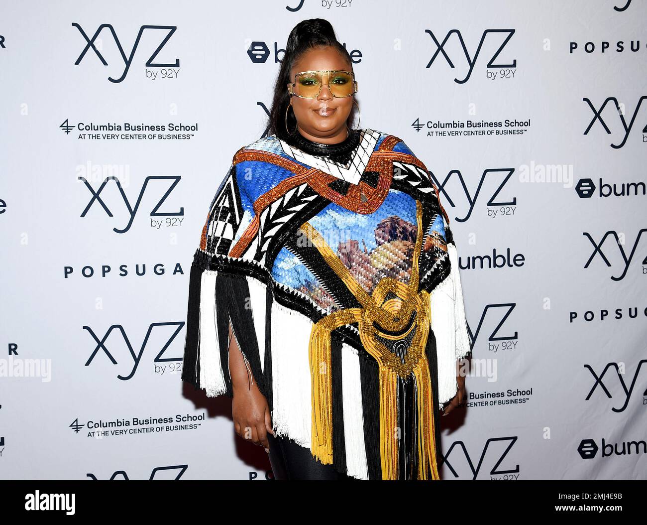 Singer Lizzo poses backstage before her appearance at the 92nd Street Y ...