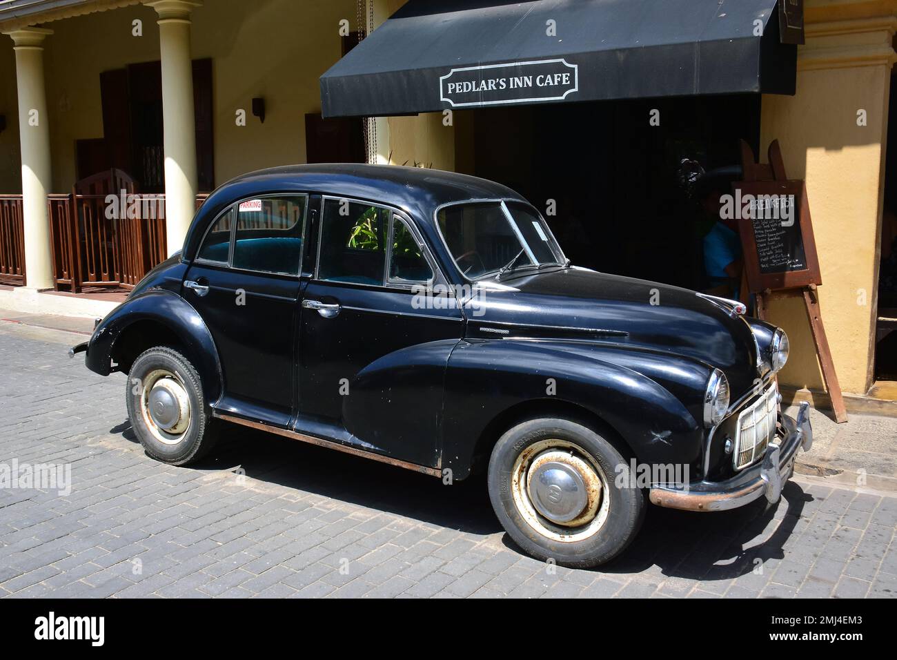 Morris Minor car (British economy family car), Galle Fort, Galu Kotuwa ...