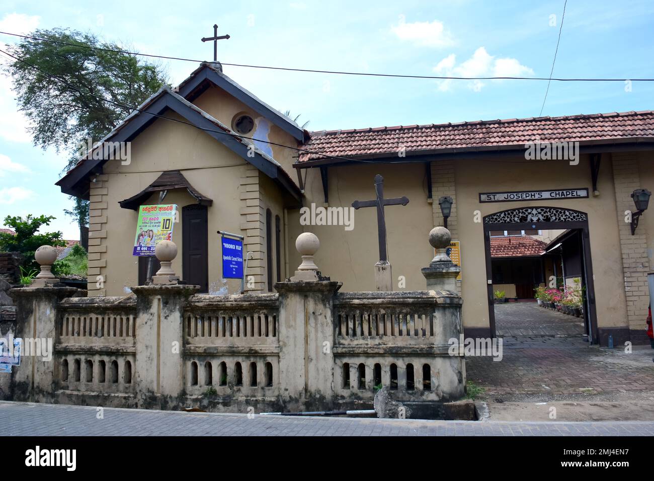St. Joseph's Roman Catholic Church, Galle Fort, Galu Kotuwa, Kālik ...