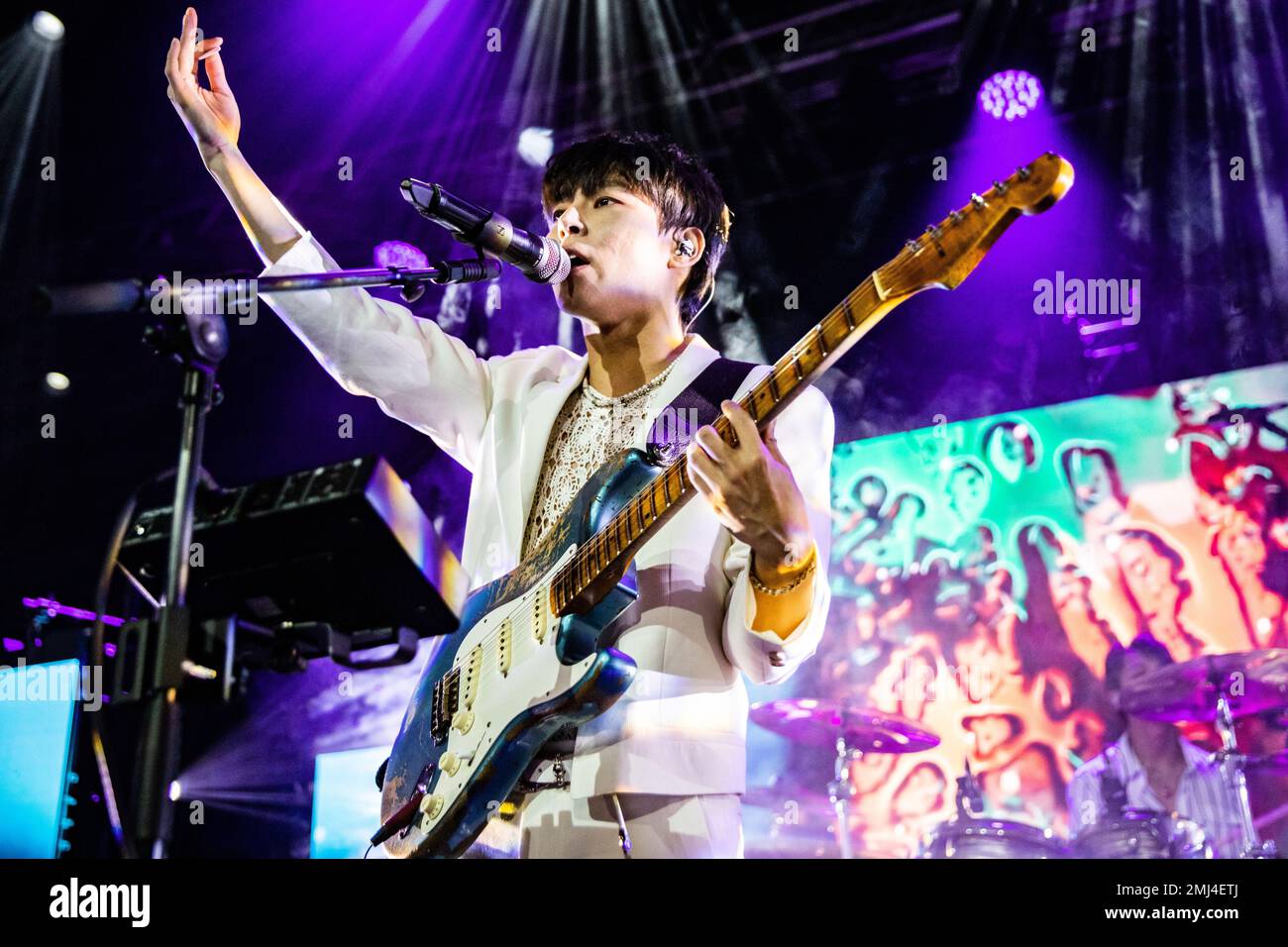 Milan Italy. 26 January 2023. The South Korean band THE ROSE performs ...