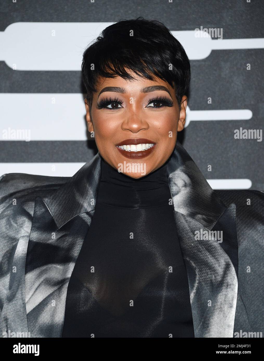 Singer Monica attends the Spring/Summer 2020 Savage X Fenty show ...