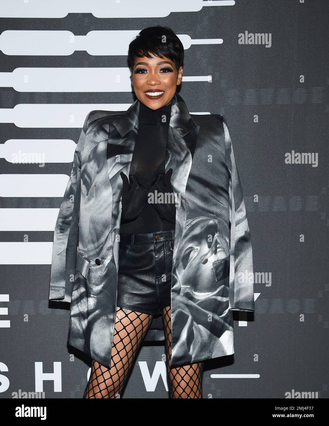 Singer Monica attends the Spring/Summer 2020 Savage X Fenty show ...