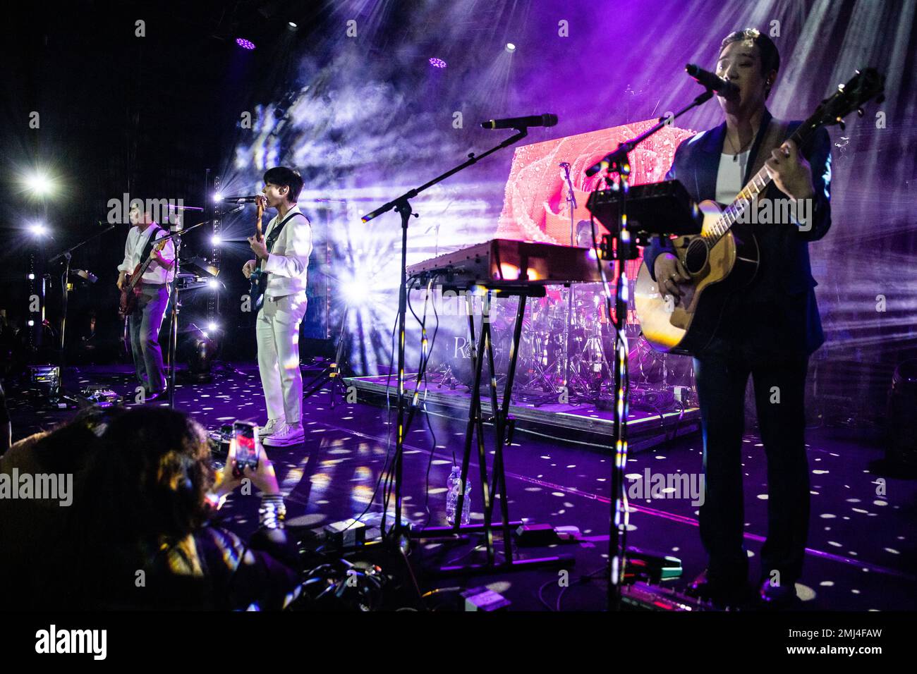 Milan Italy. 26 January 2023. The South Korean band THE ROSE performs ...
