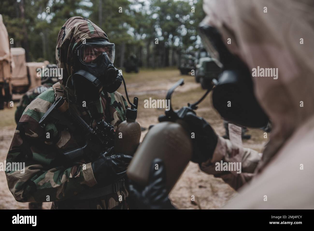 U.S. Marine Corps Sgt. Joseph Turner, a landing support specialist with ...