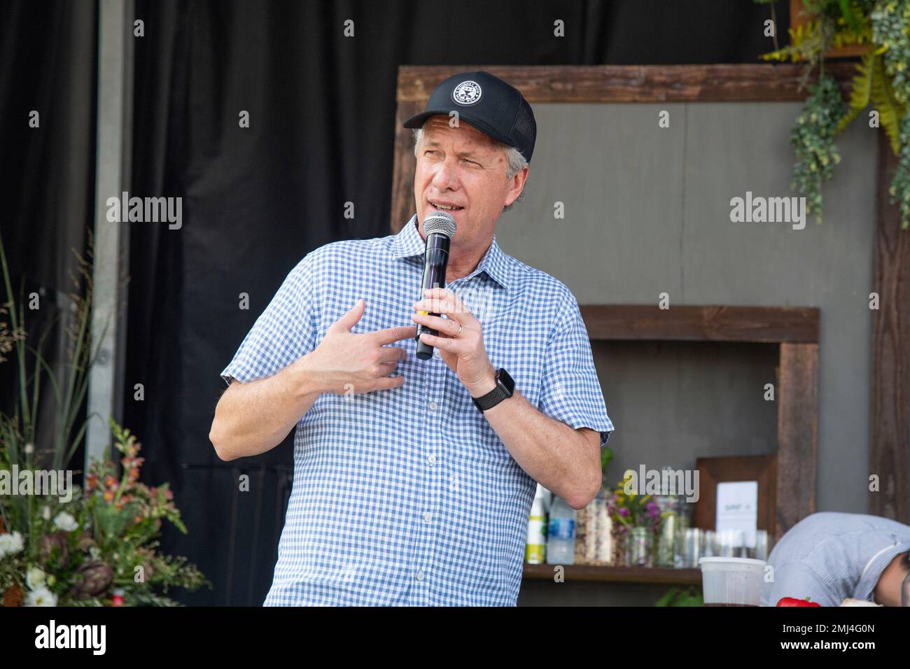 Louisville Mayor Greg Fischer seen at Bourbon and Beyond Music Festival ...