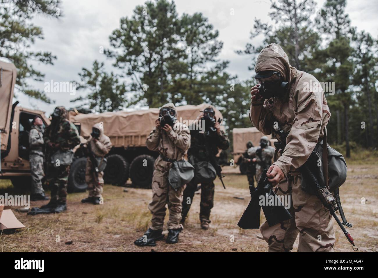 U.S. Marine Corps Lance Cpl. Joshua Gales, a digital wideband system ...
