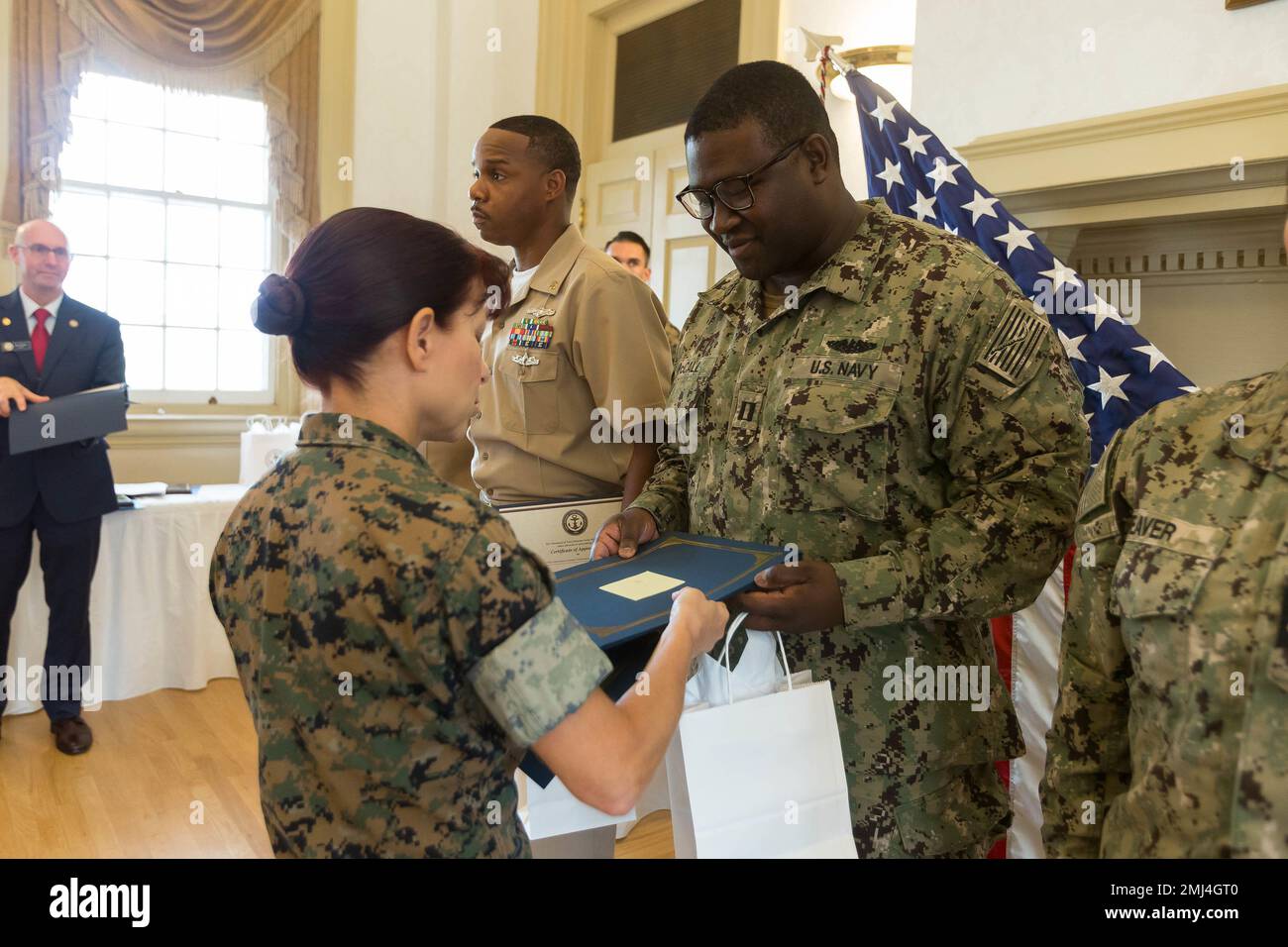 U.S. Navy Lt. Delanta D. McCall, the sub-area 6 coordinator for the ...