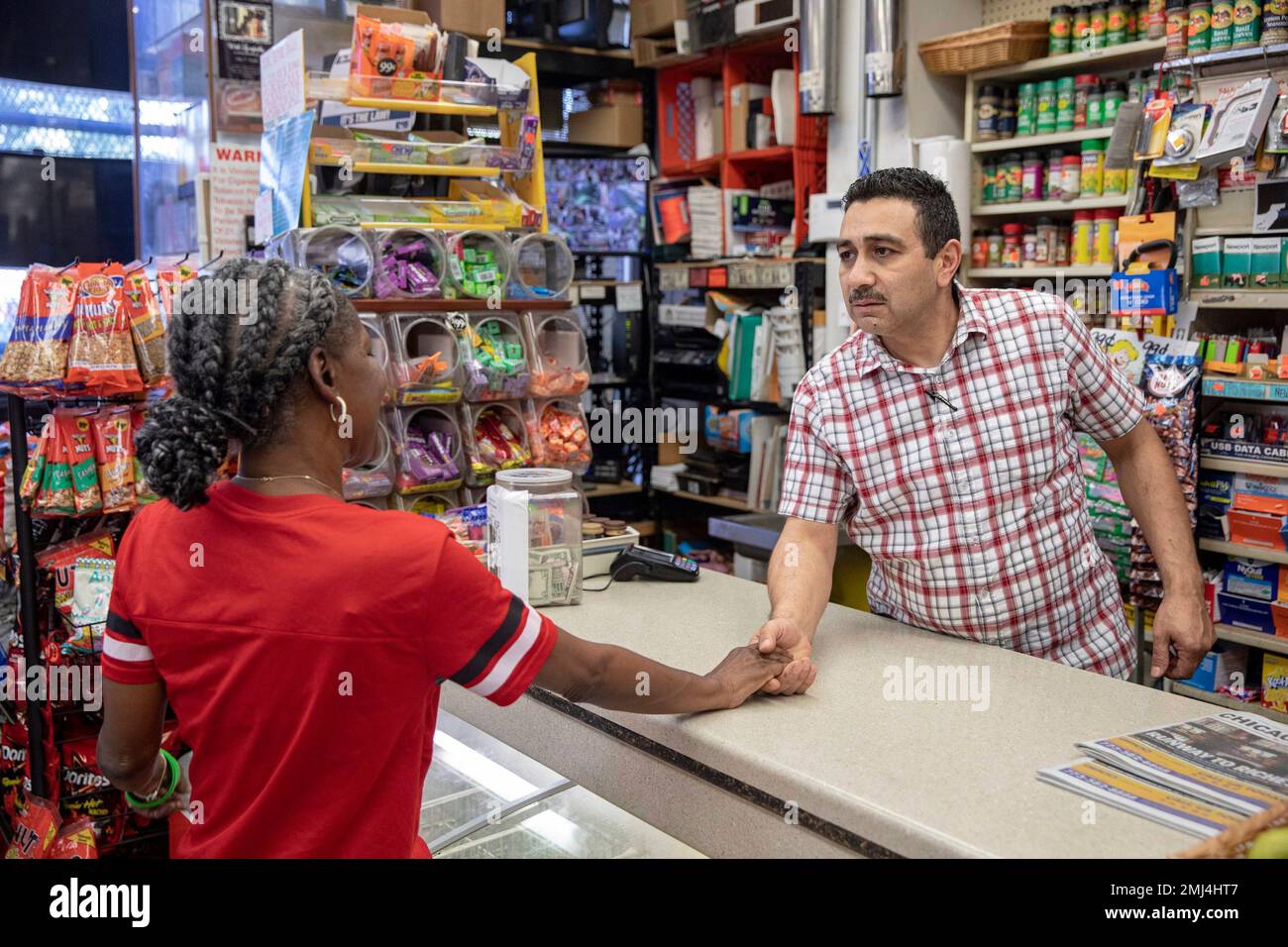 In this Monday, Aug. 19, 2019, photo, Sami Deffala, owner of the Morgan ...