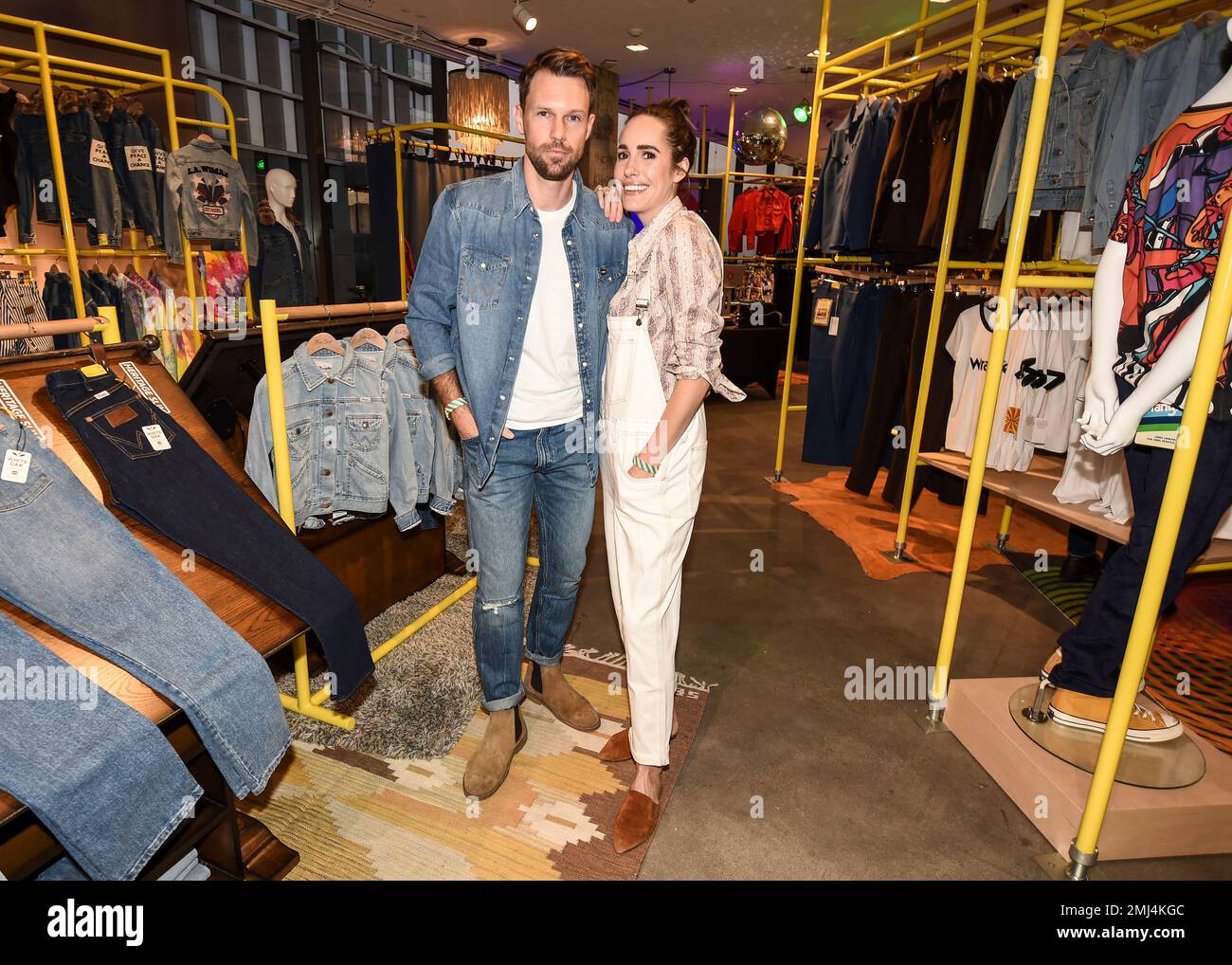 IMAGE DISTRIBUTED FOR WRANGLER - Louise Roe, right, and Mackenzie ...
