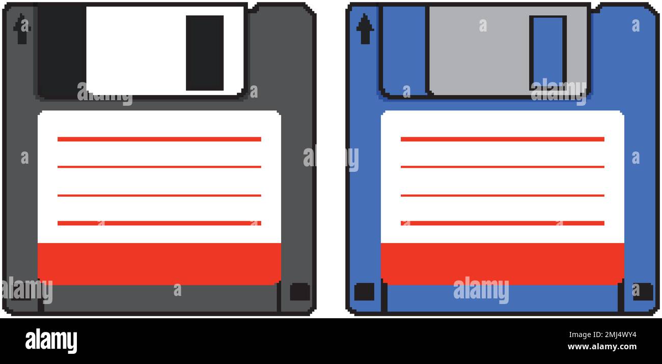 Floppy disk on white background illustration Stock Vector Image & Art ...