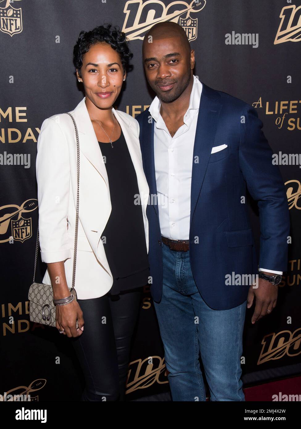 Carolina Williams and Curtis Martin attend a screening of "A Lifetime ...