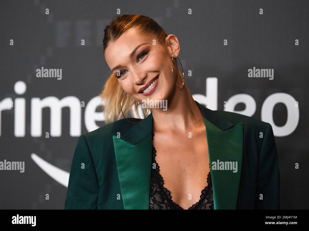 Bella Hadid attends the Spring/Summer 2020 Savage X Fenty show ...