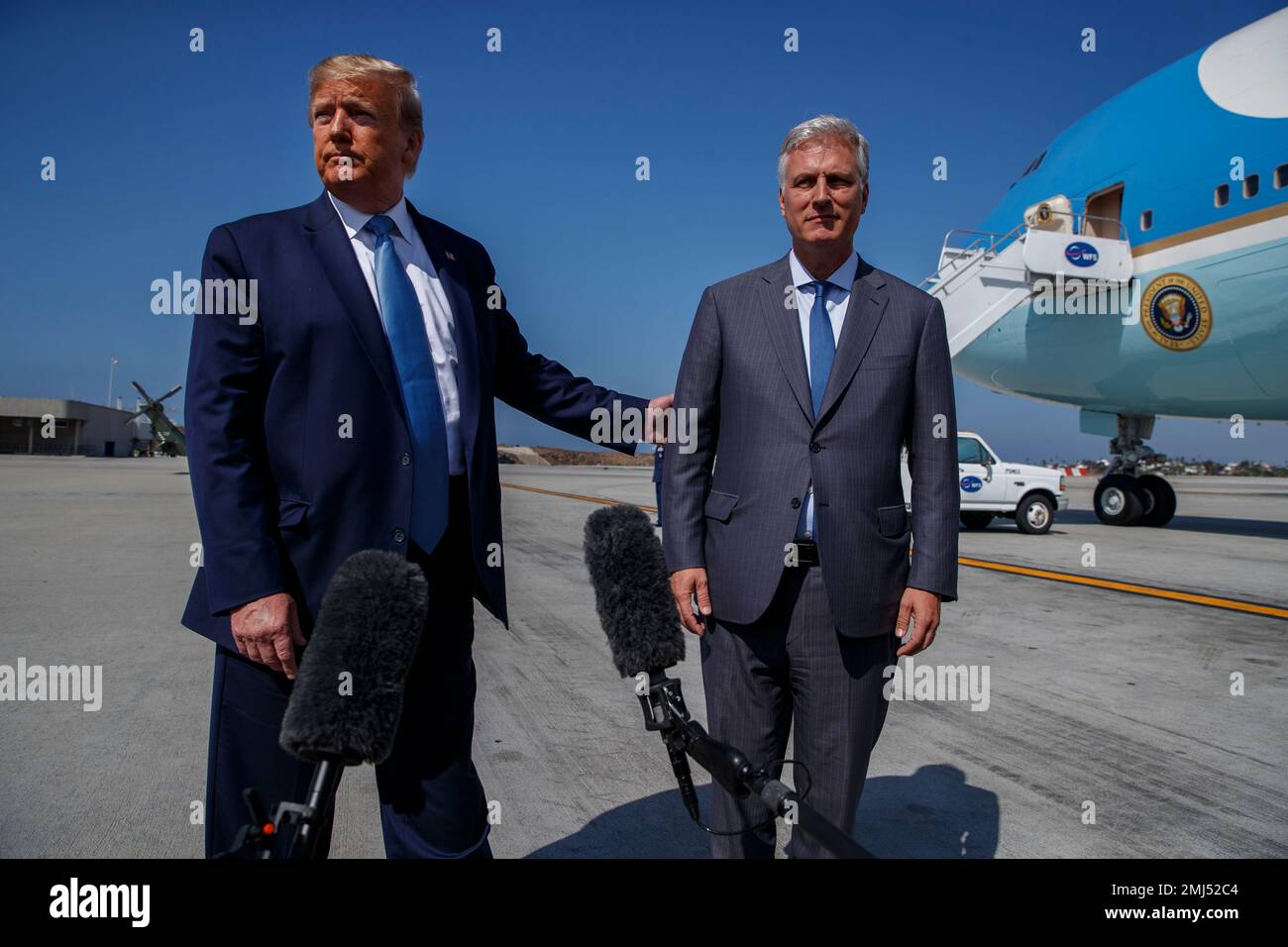 President Donald Trump and new National security adviser Robert O'Brien ...