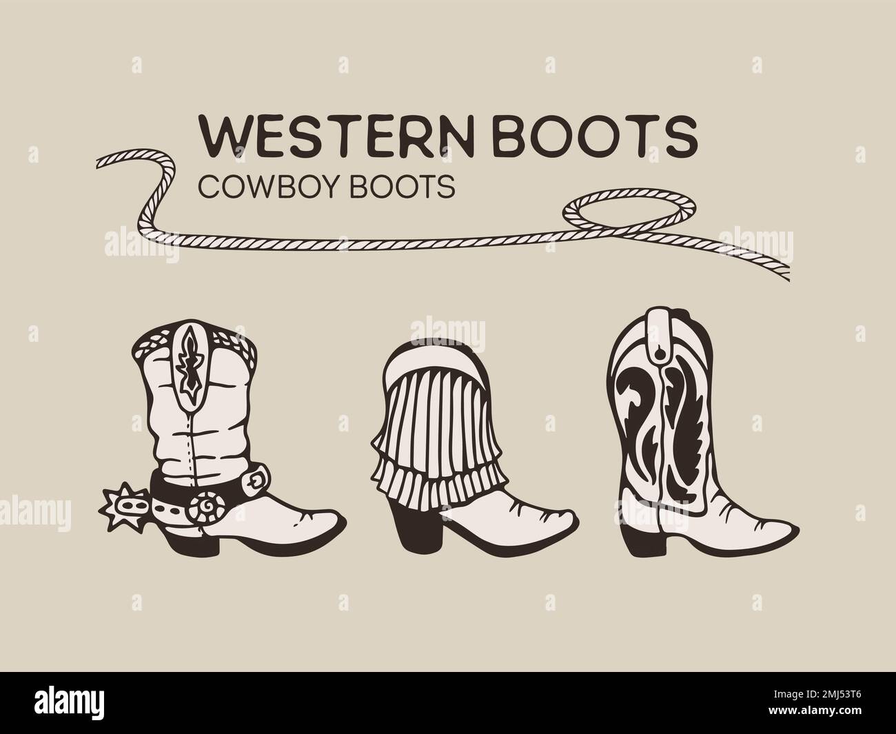 Country footwear art hi-res stock photography and images - Alamy