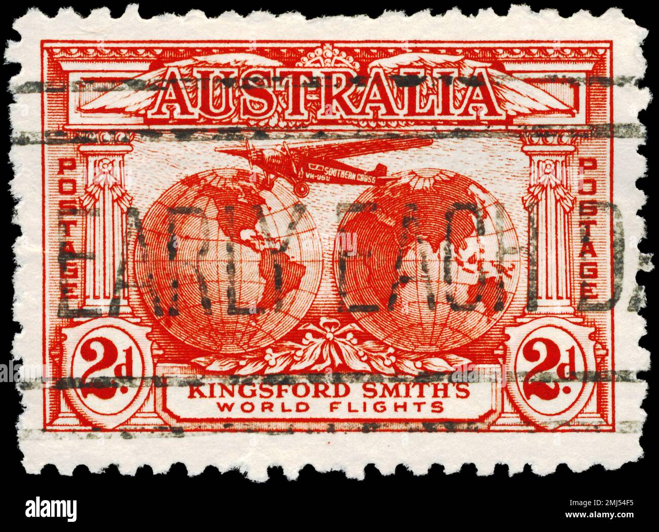 AUSTRALIA - CIRCA 1931: A Stamp printed in AUSTRALIA shows the ...