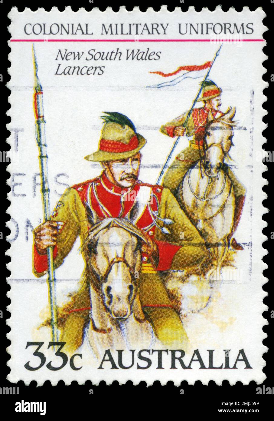 AUSTRALIA - CIRCA 1985: A Stamp printed in AUSTRALIA shows the New ...