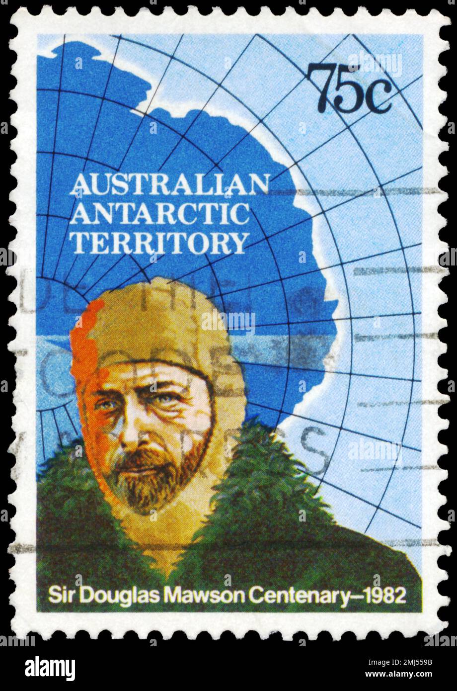 AUSTRALIA - CIRCA 1982: A Stamp printed in AUSTRALIA shows the Sir ...