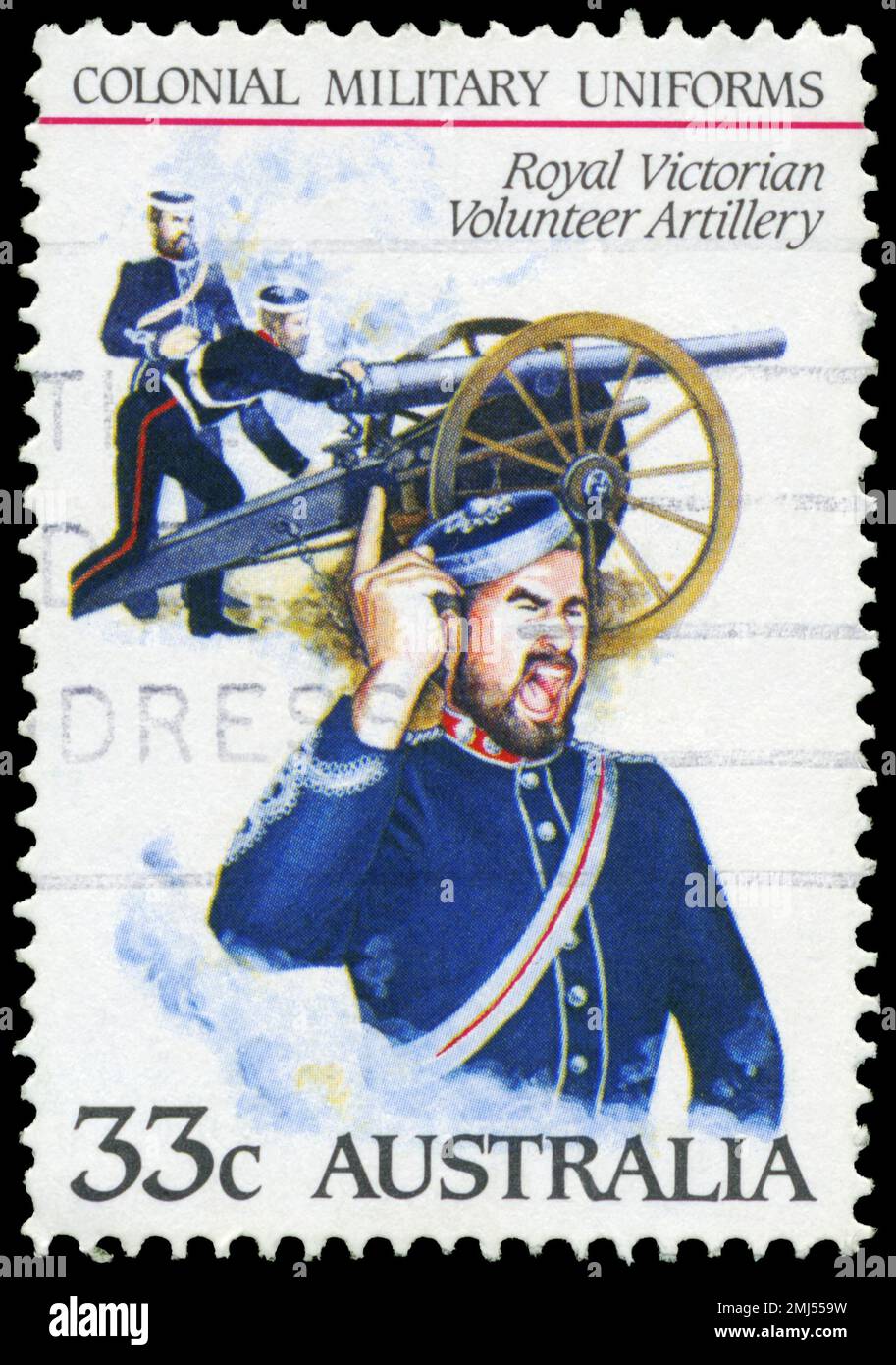 AUSTRALIA - CIRCA 1985: A Stamp printed in AUSTRALIA shows the Royal ...