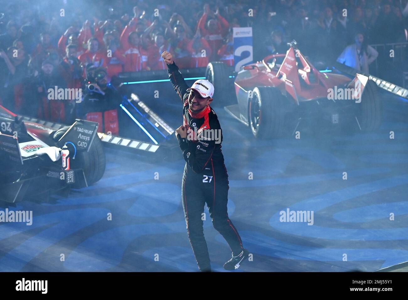 1/27/2023 - Jake Dennis, Avalanche Andretti Formula E, 2nd position, at ...