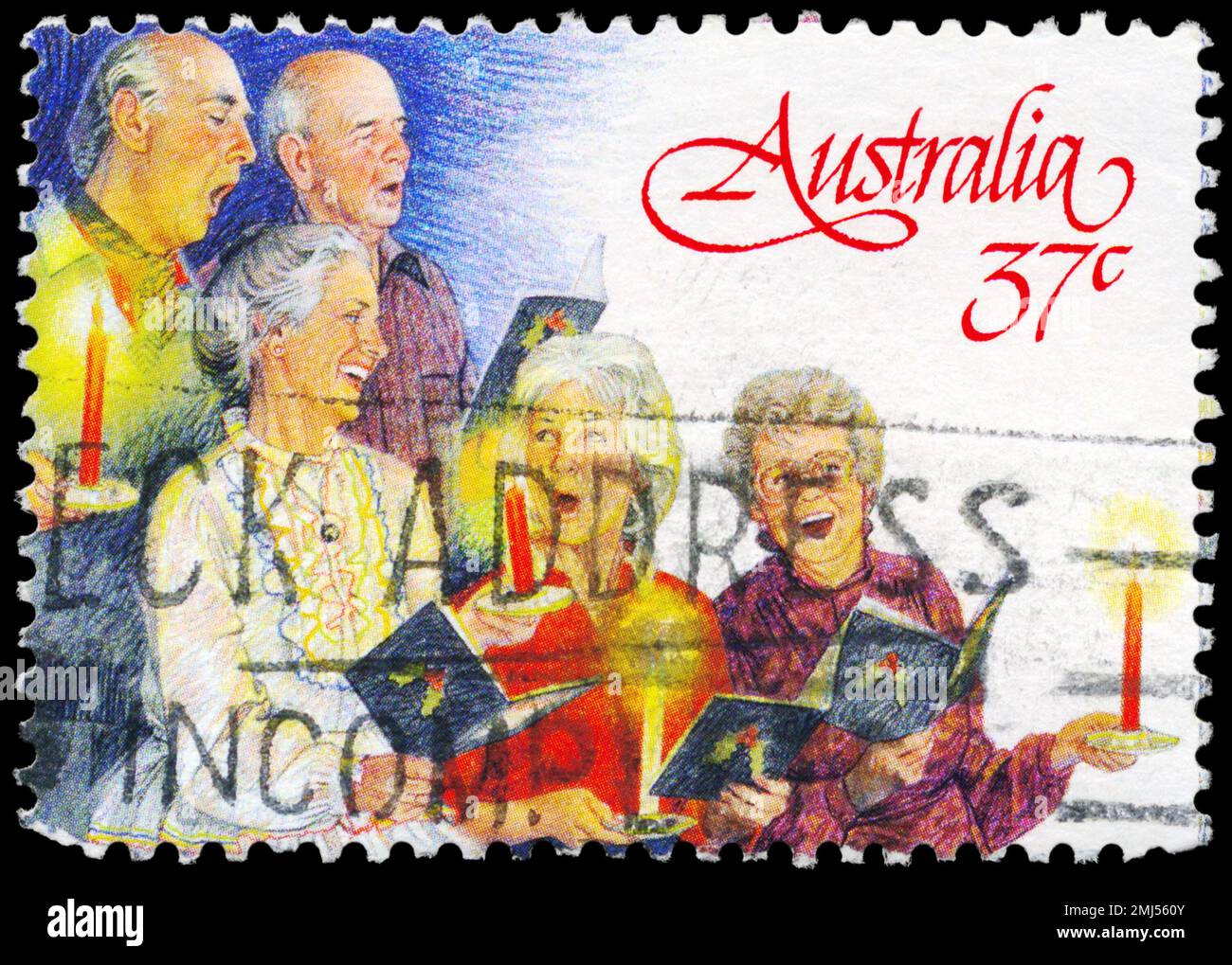 AUSTRALIA - CIRCA 1987: A Stamp printed in AUSTRALIA shows the Senior ...