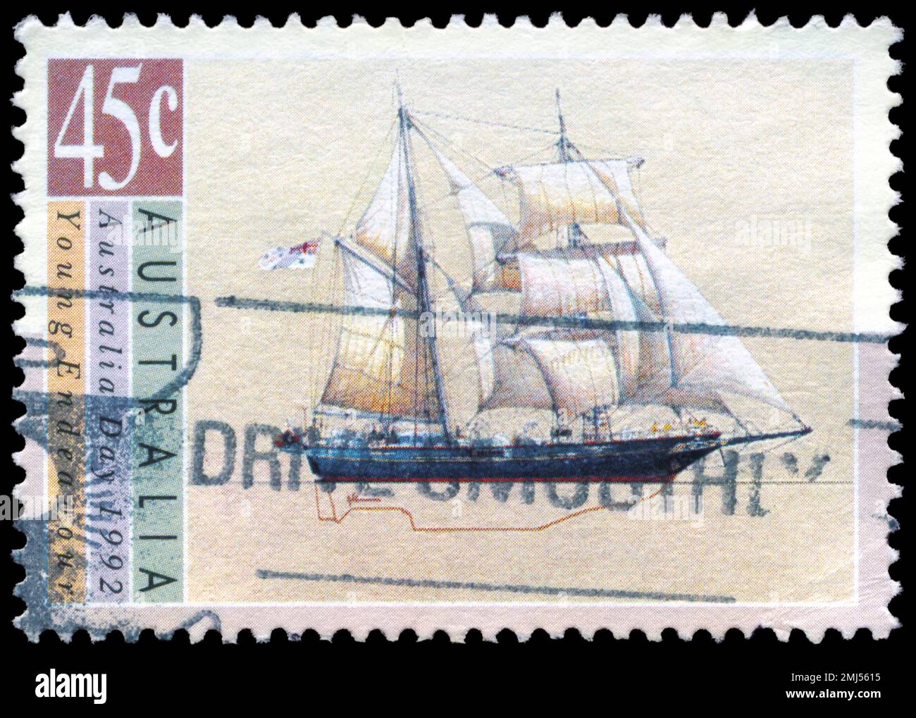 AUSTRALIA - CIRCA 1992: A Stamp printed in AUSTRALIA shows the "Young ...