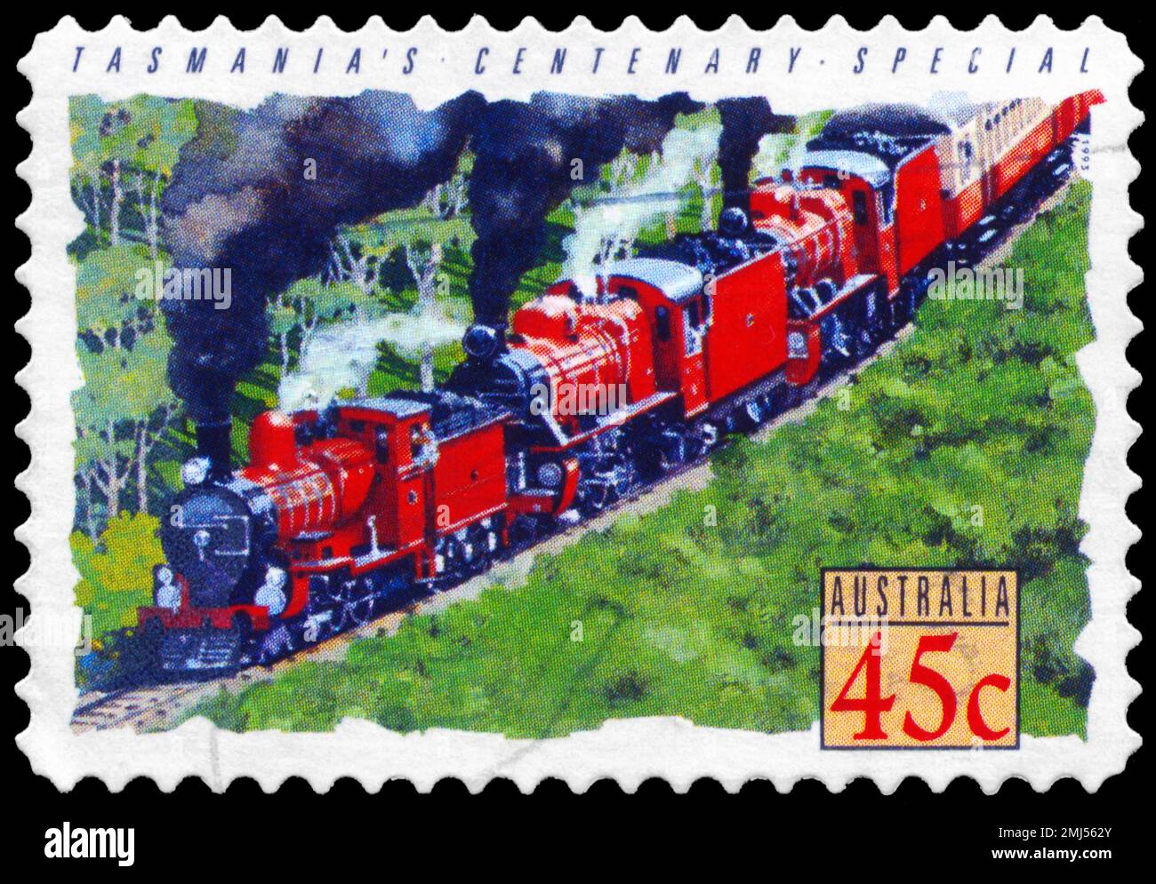 AUSTRALIA - CIRCA 1993: A Stamp printed in AUSTRALIA shows the ...