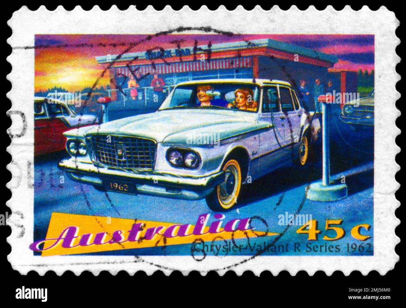 AUSTRALIA - CIRCA 1997: A Stamp printed in AUSTRALIA shows the Chrysler ...