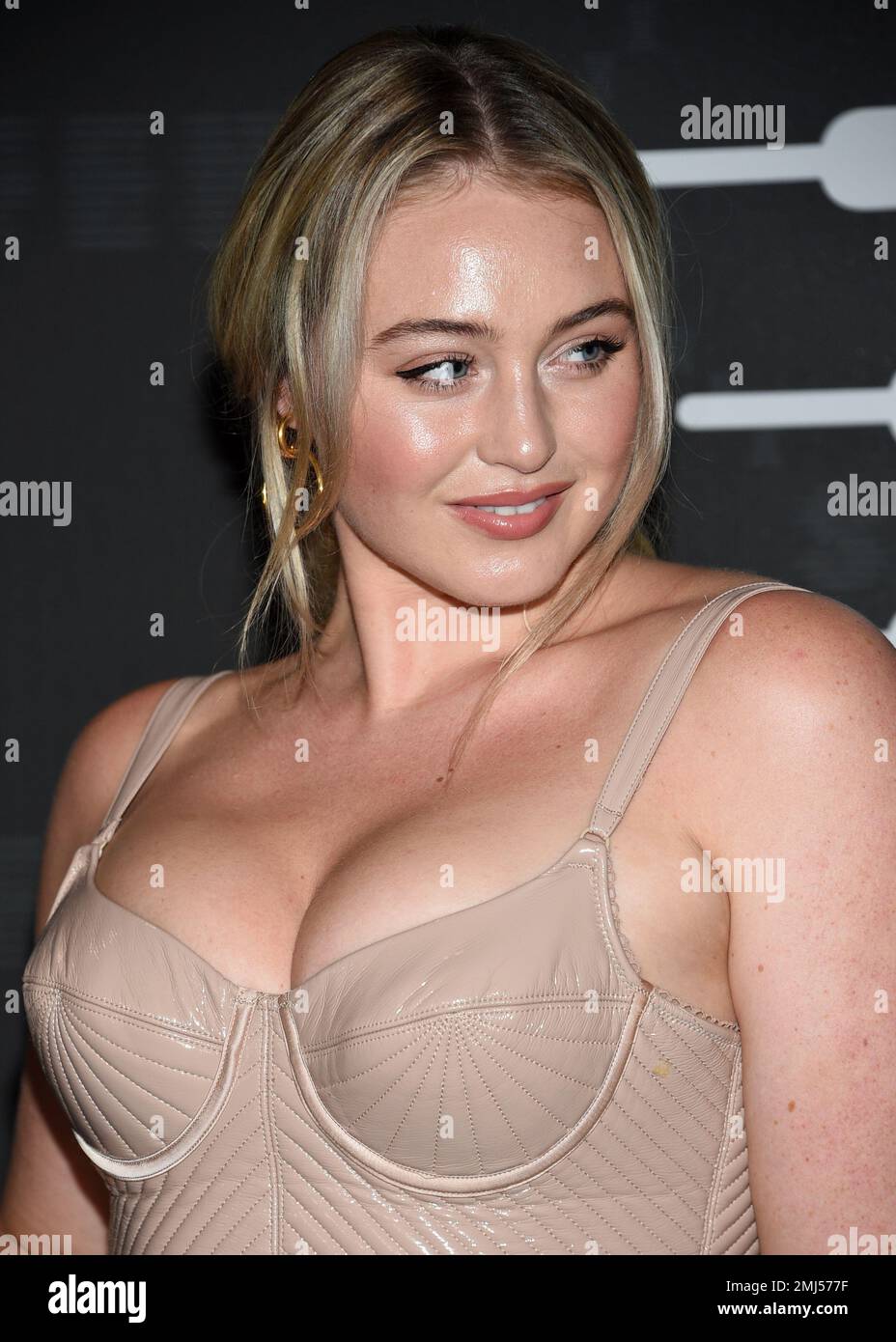 Iskra Lawrence attends the Spring/Summer 2020 Savage X Fenty show, presented by Amazon Prime, at ...